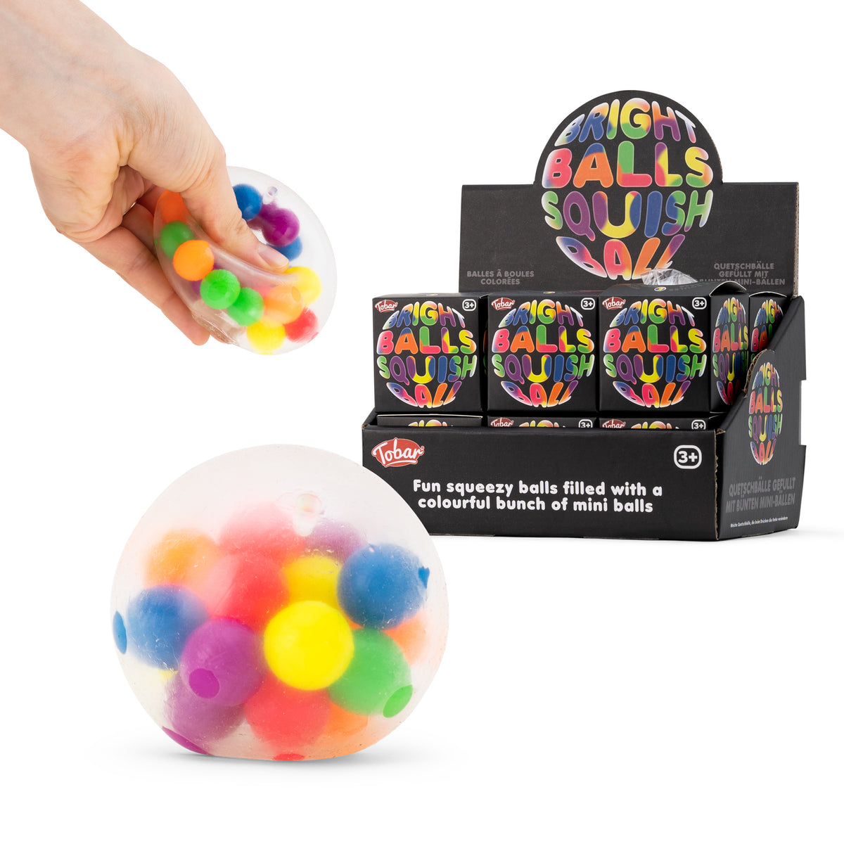SCRUNCHEMS BRIGHT BALLS SQUISH BALL – One For Fun