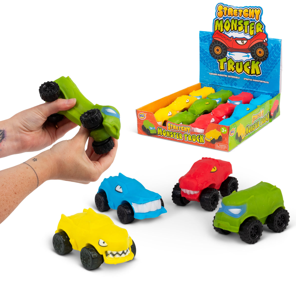 STRETCHY SAND MONSTER CARS – One For Fun